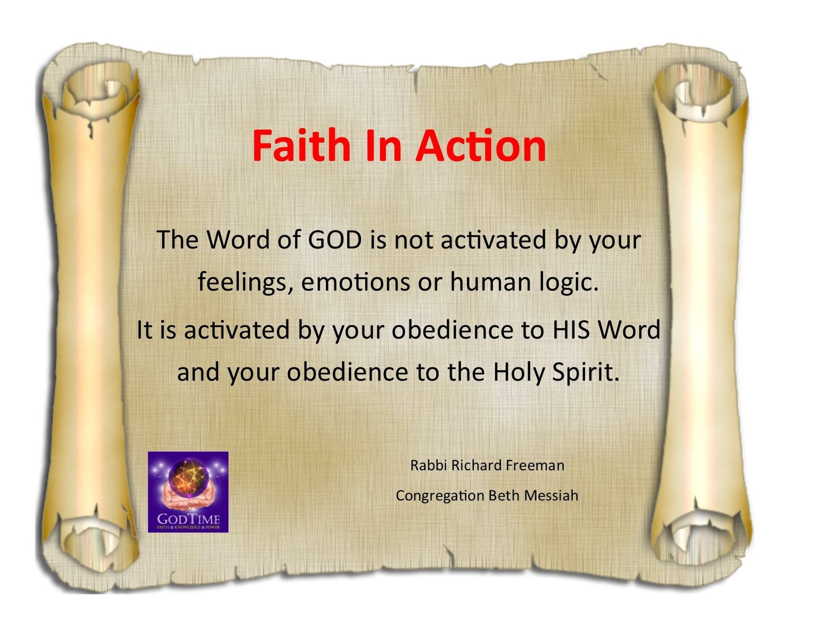 Quote of the Month - August - God Time