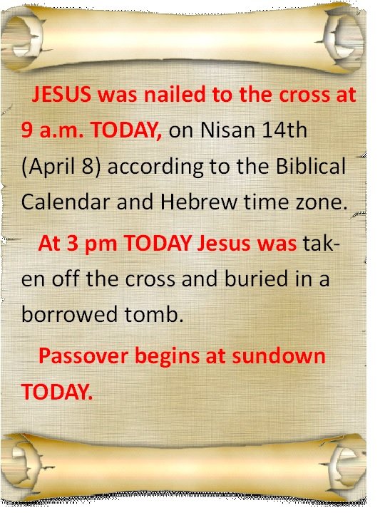 Jesus on April 8, 2020 - GodTime